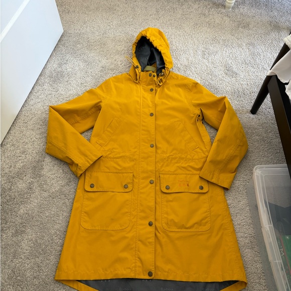 Barbour | Jackets & Coats | Barbour Yellow Rain Coat With Removable ...